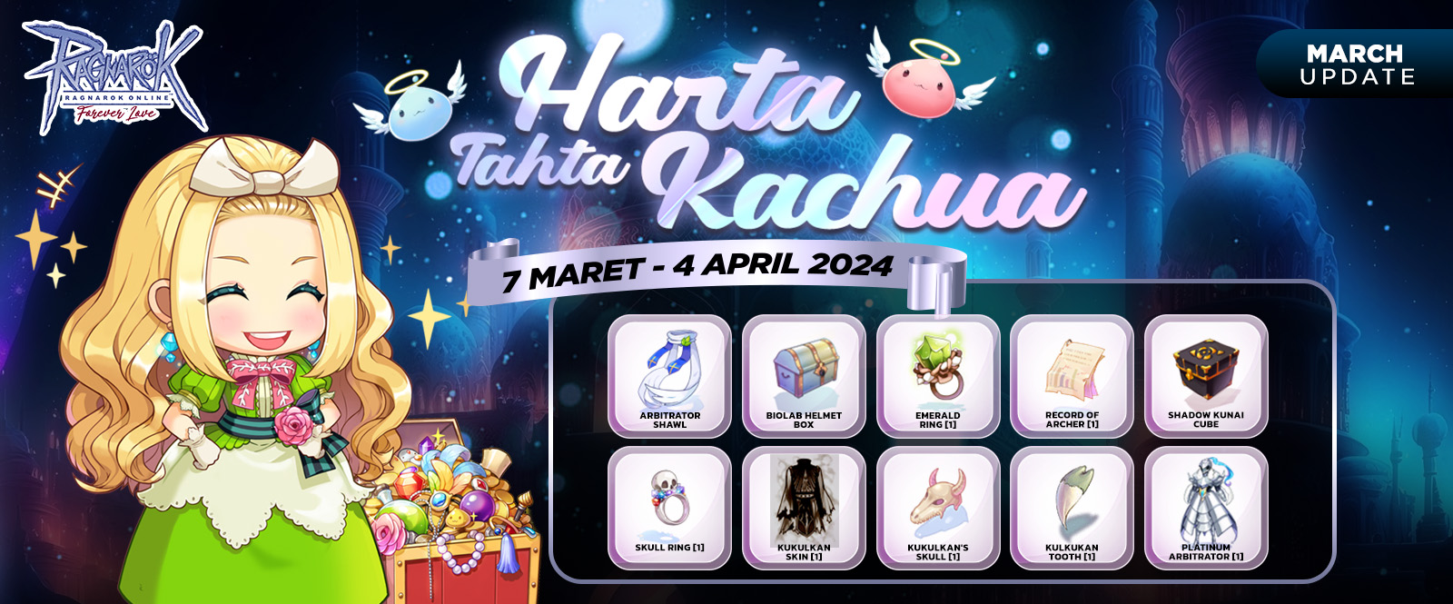 RAGNAROK : FOREVER LOVE | Kachua & Mileage Maret 2024